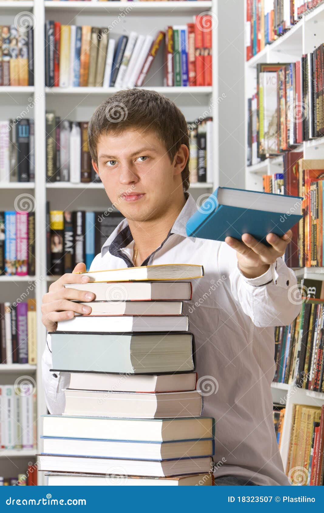 Shop assistant stock image. Image of indoors, beautiful - 18323507