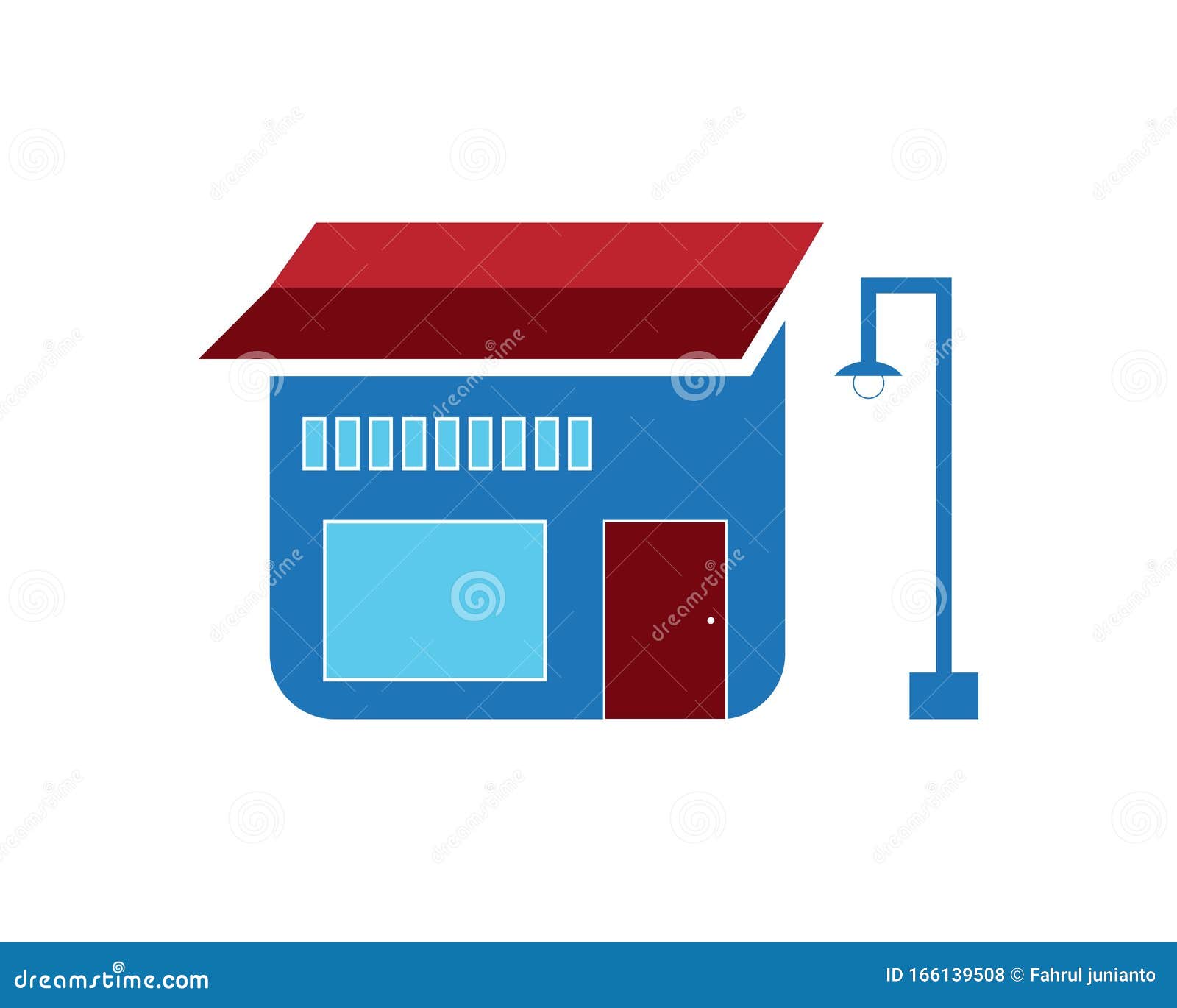 Shop Building Icon and Symbol Vector Illustration Stock Vector ...
