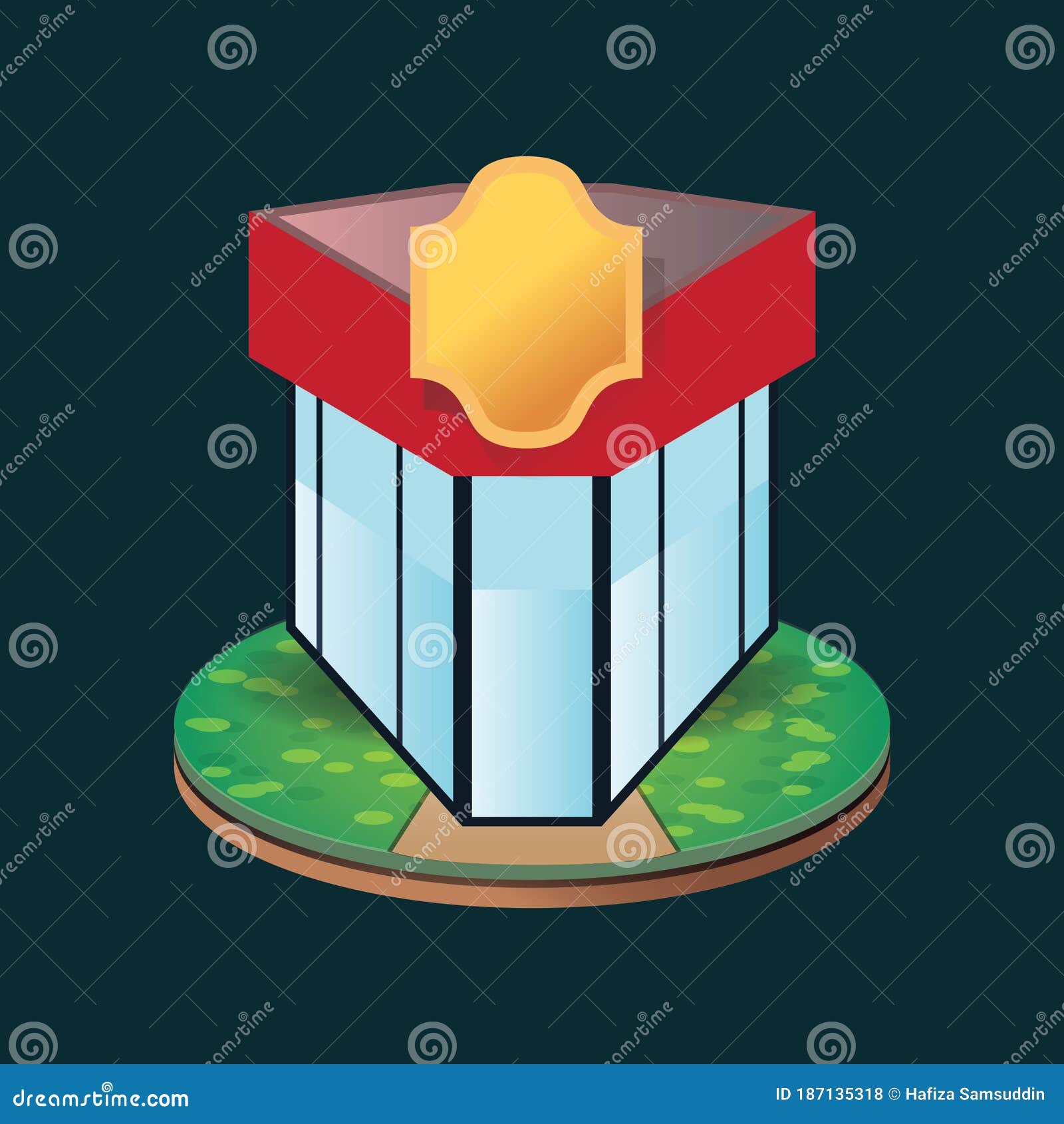 Shop Building. Vector Illustration Decorative Design Stock Vector ...