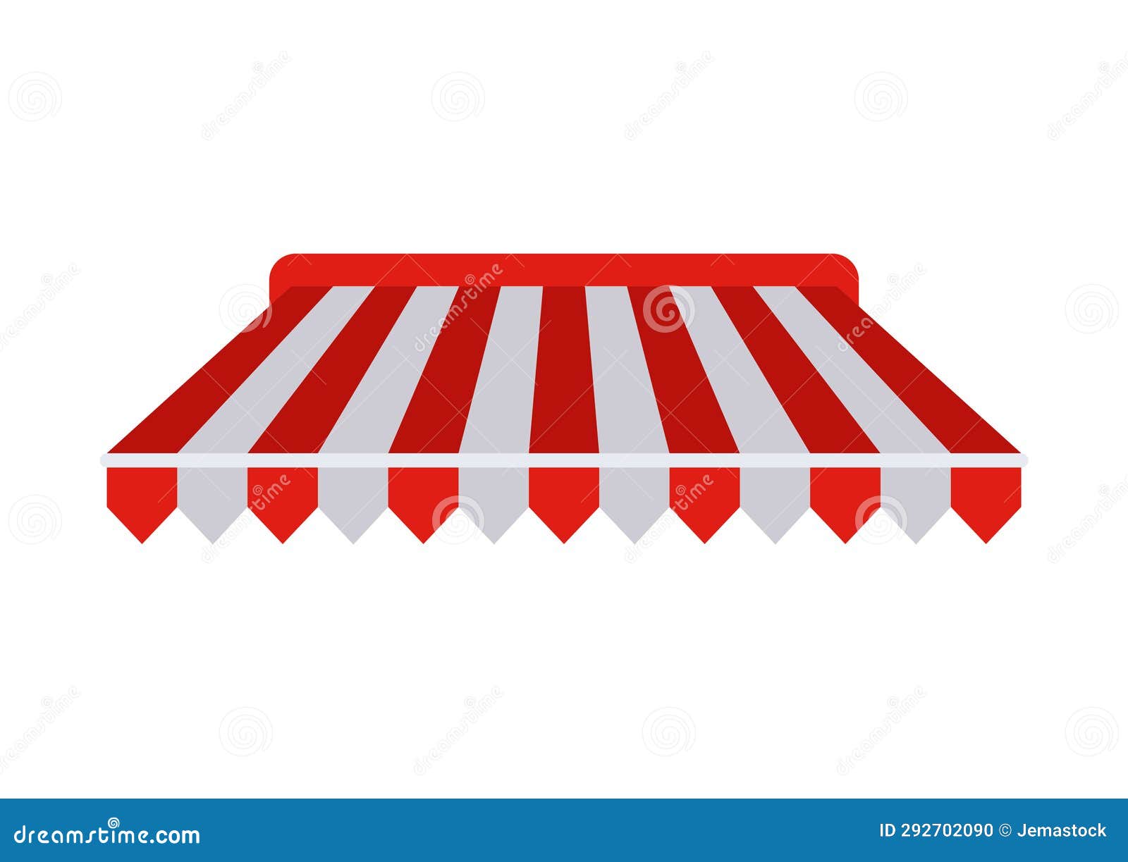 Shop Canopy Adjustable Style Stock Vector - Illustration of retail ...