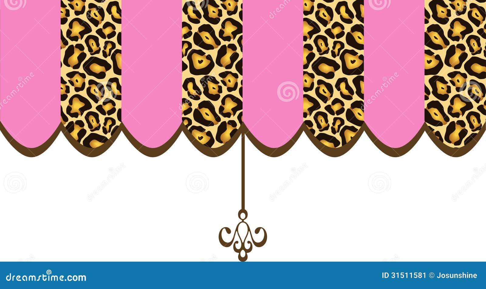 Pink Leopard Border