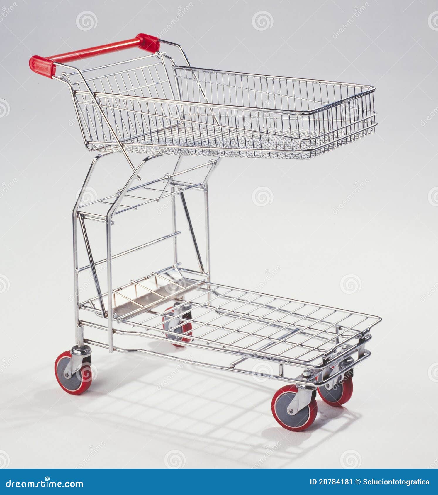 Shop cart stock image. Image of equipment, carrying, silver - 20784181