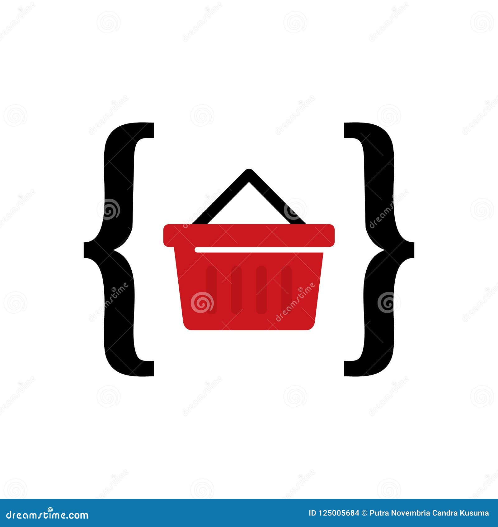 Shop Code Logo Icon Design stock vector. Illustration of creative ...