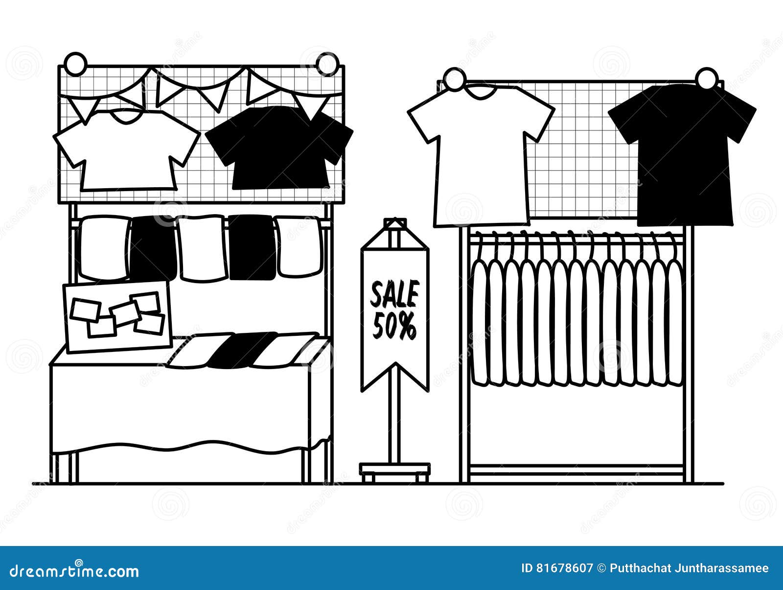 Shop design stock vector. Illustration of sale, icon - 81678607