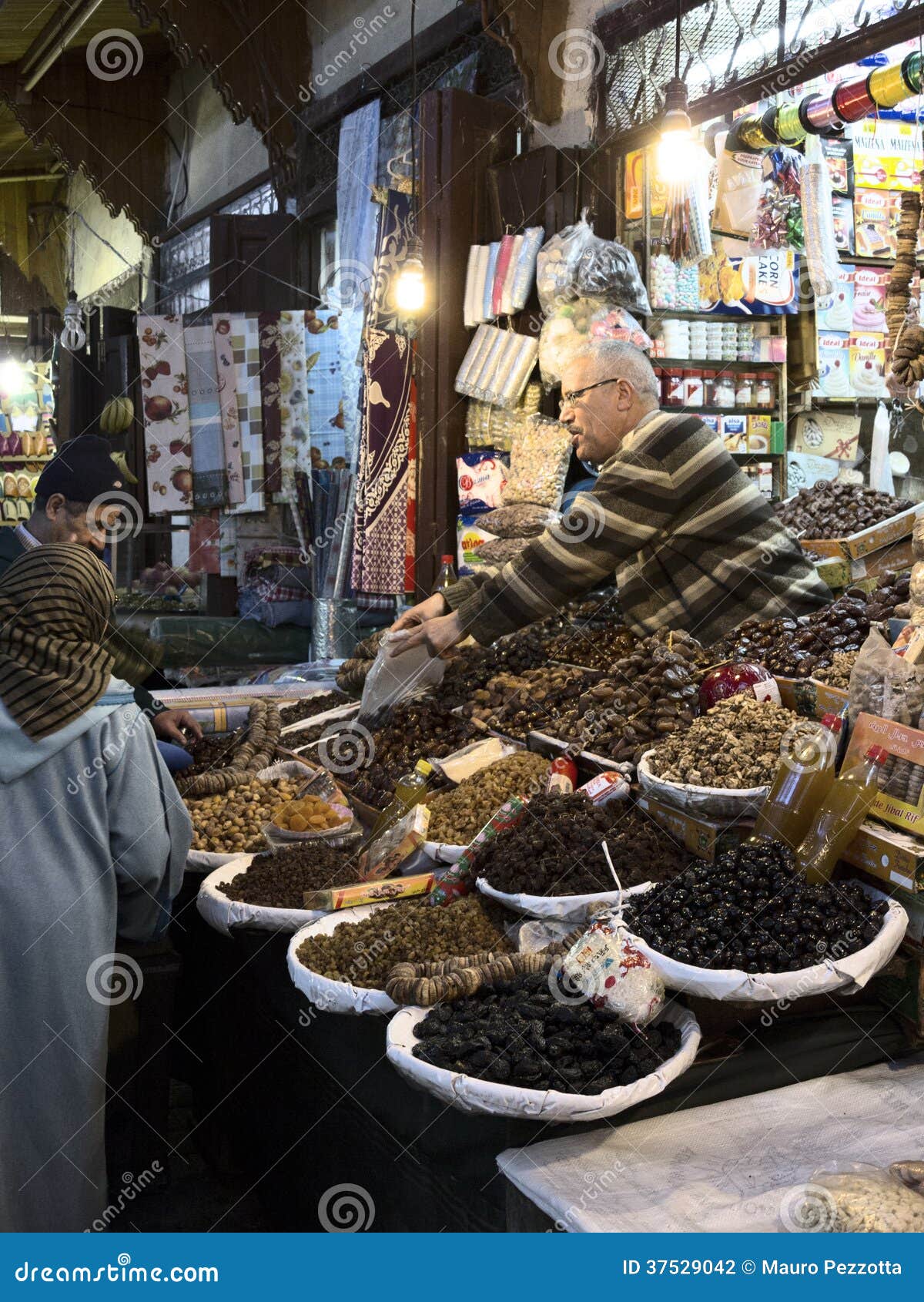 Shop of Dried Fruit in the Souk of Fes Editorial Photography - Image of ...