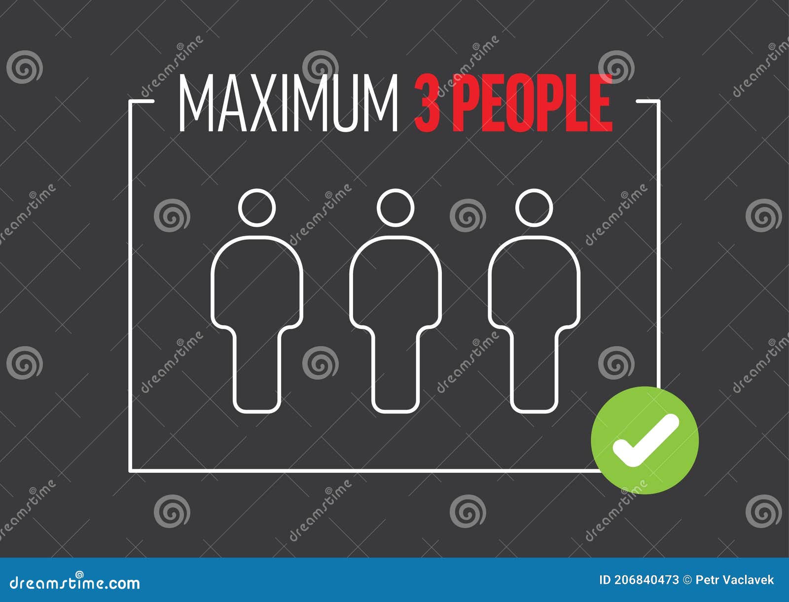 Shop Entrance Prevention Maximum Capacity Instruction Dark Poster ...