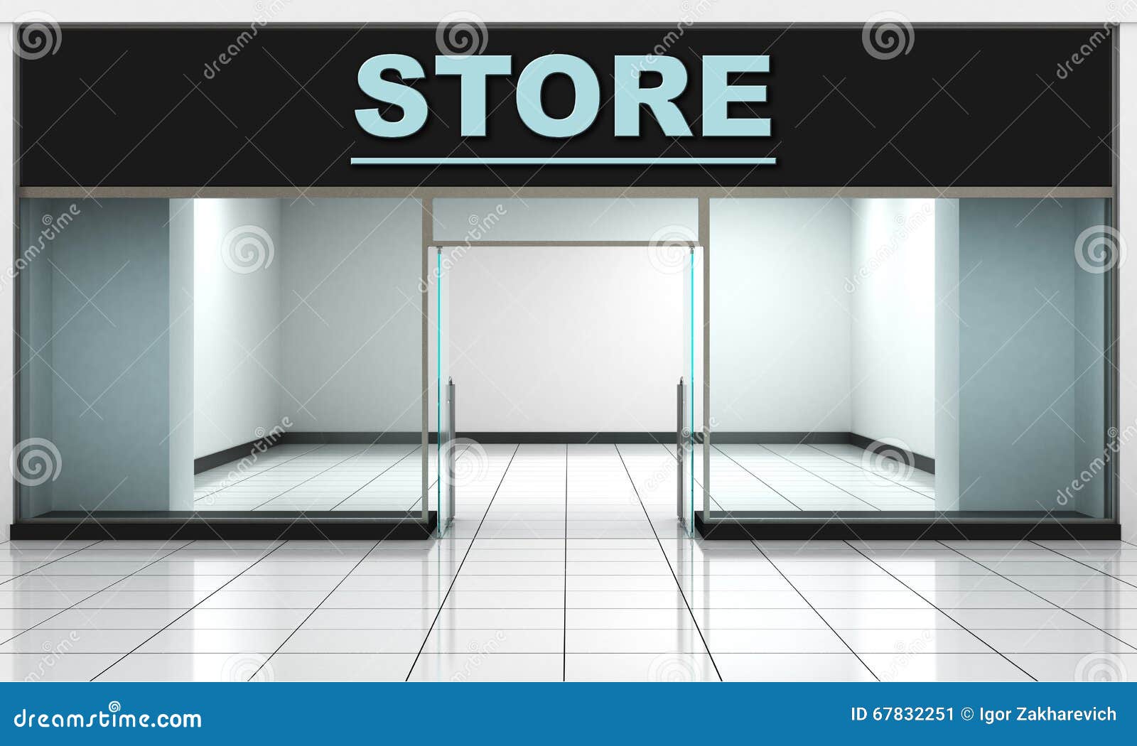 Shop Front. stock illustration. Illustration of border - 67832251