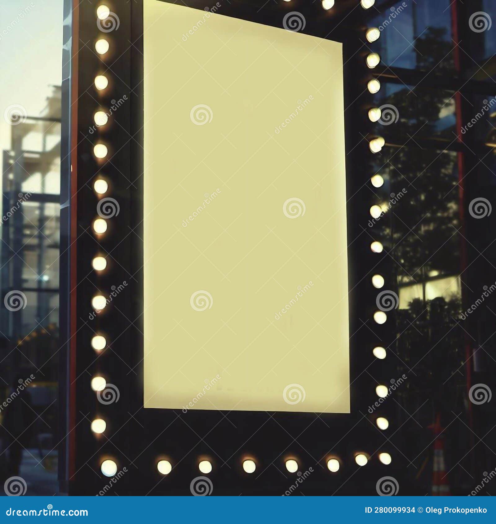 Shop Front Sign Design Project Stock Illustration - Illustration of ...