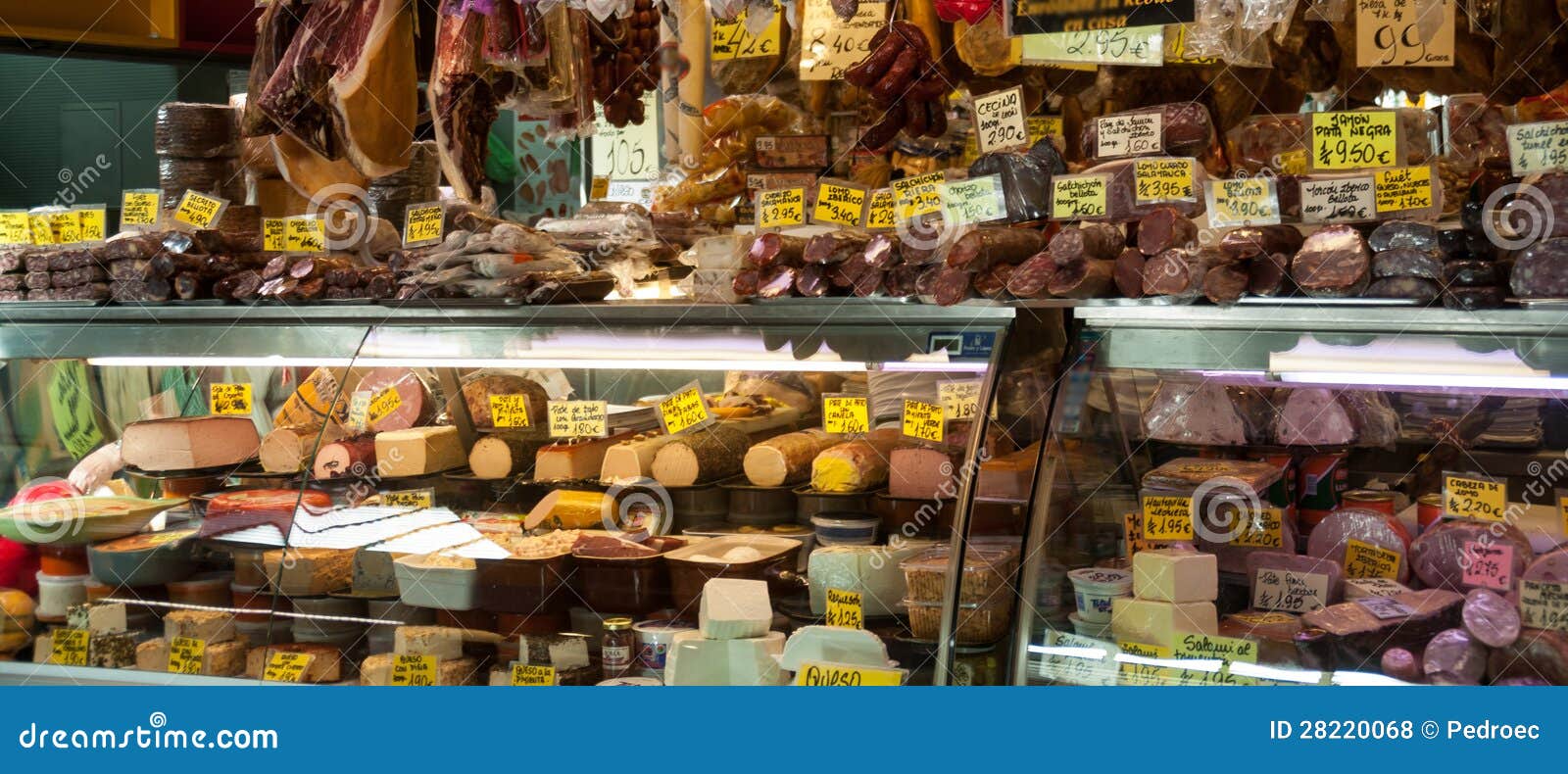 Shop Front at Spanish Market Editorial Stock Photo - Image of malaga ...