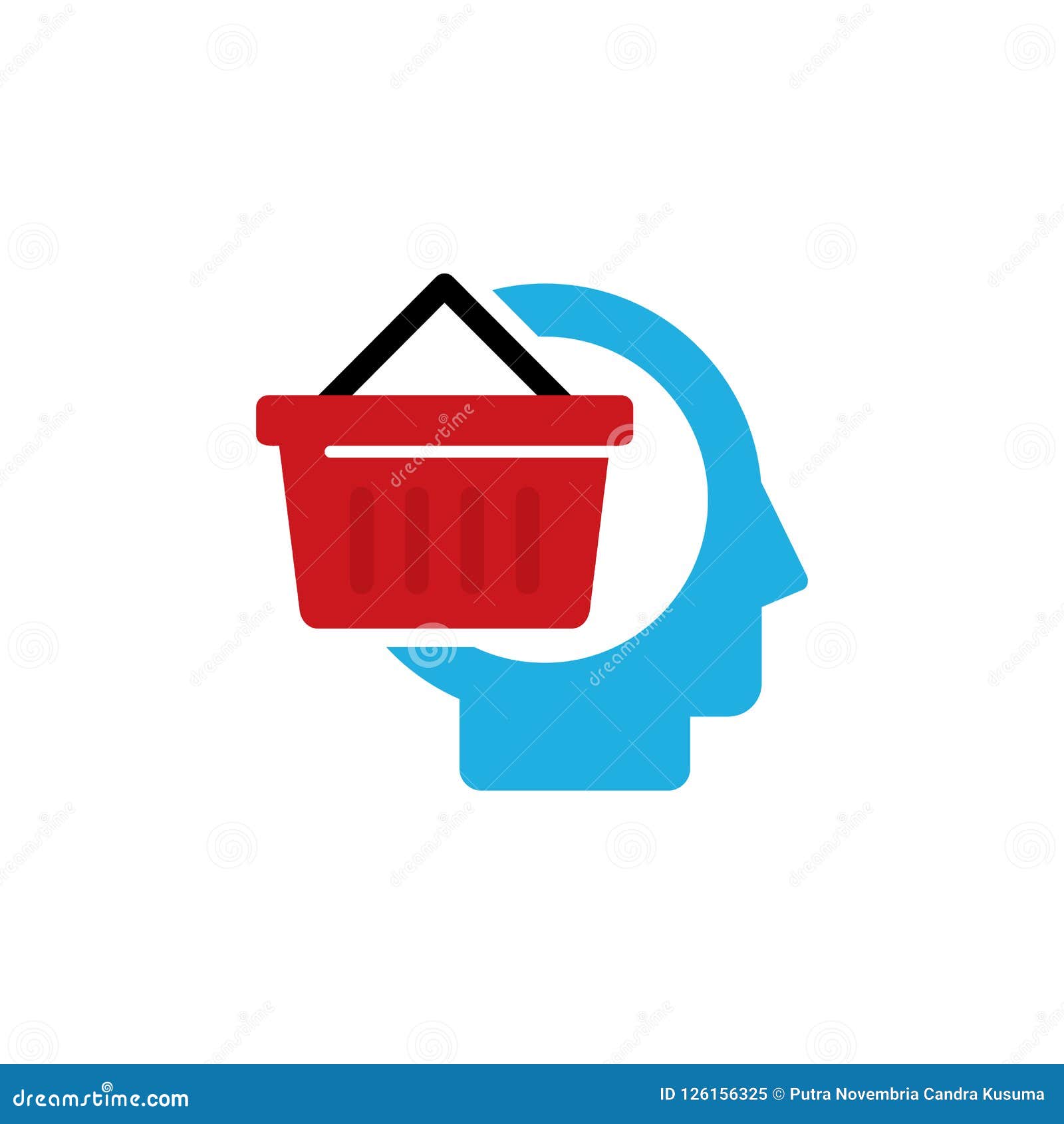 Shop Head Logo Icon Design stock vector. Illustration of company ...