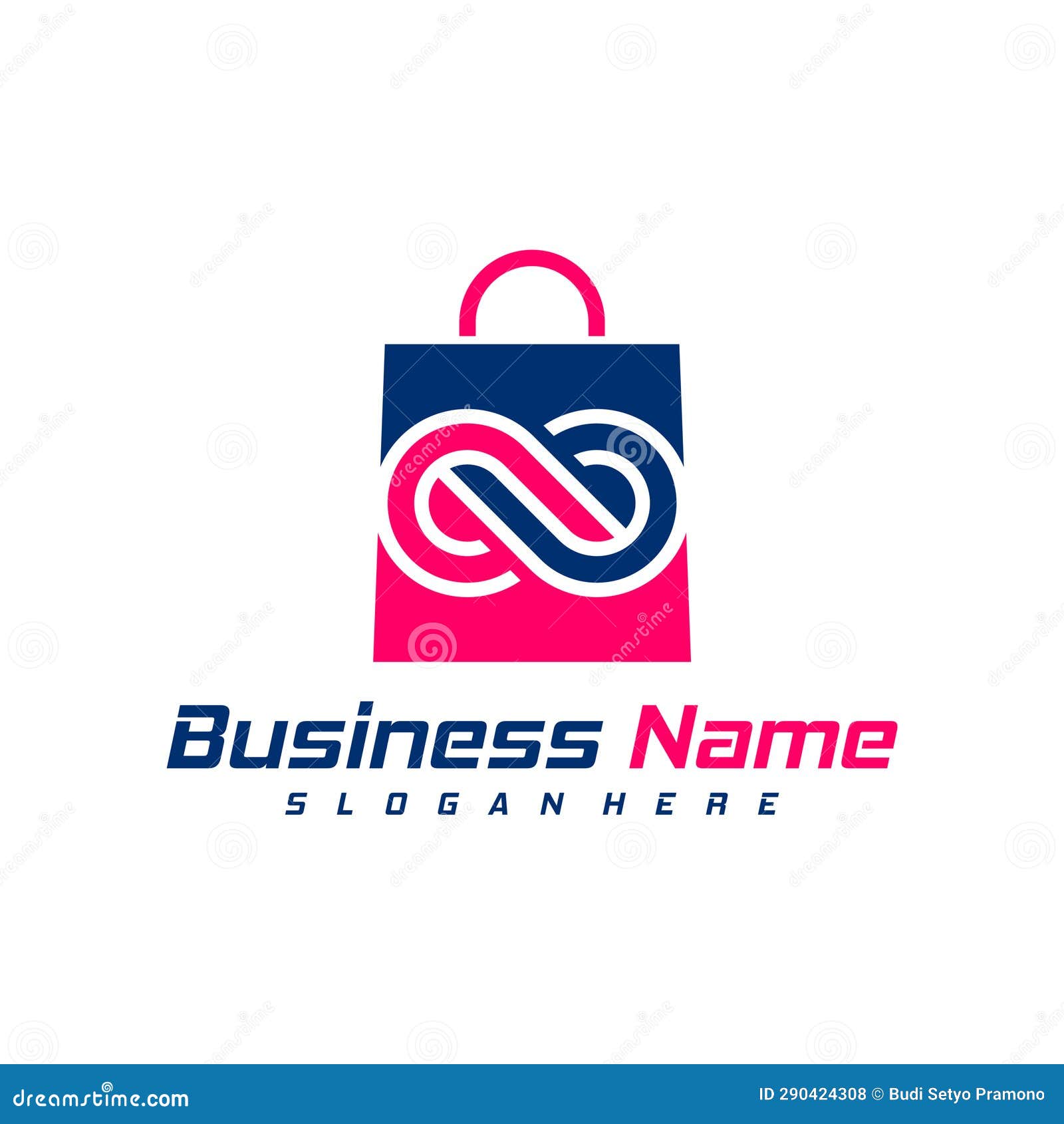 Shop Infinity Logo Design Vector. Nolimit Shop Logo Design Template ...
