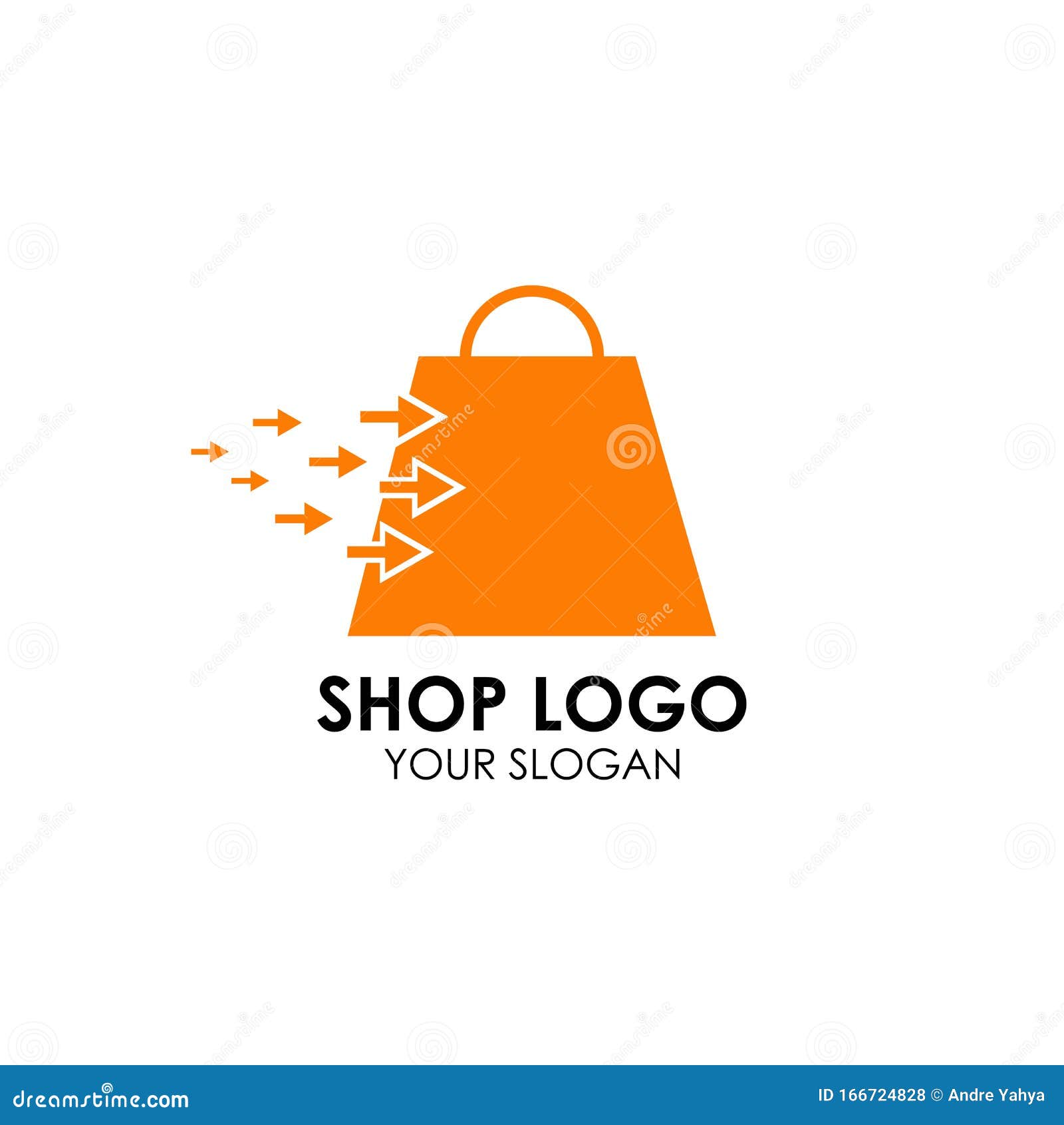 Shop logo template stock photo. Image of vector, sign - 166724828