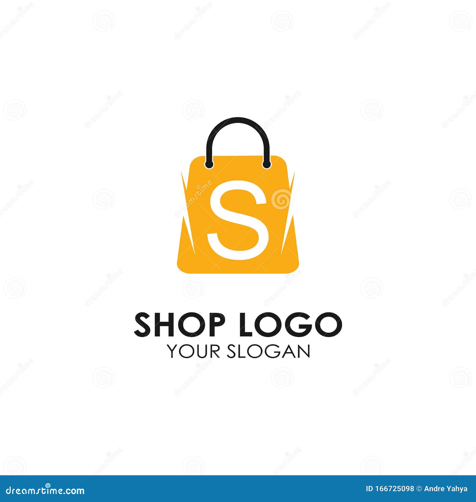 Shop logo template stock photo. Image of market, delivery - 166725098
