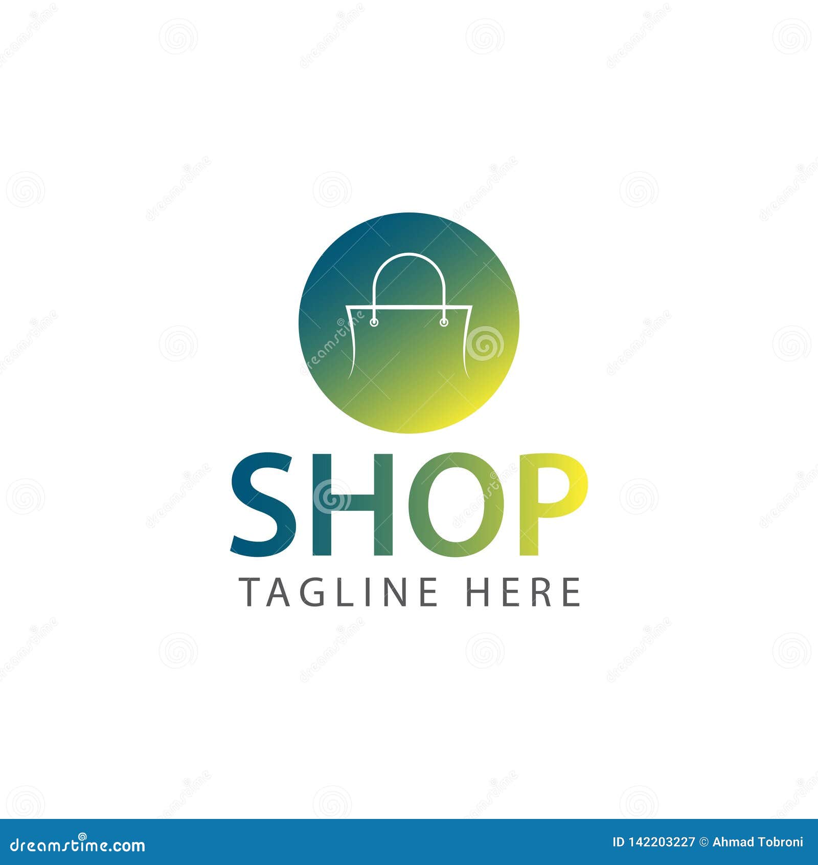 Shop Logo Vector Template Design Illustration Stock Vector ...