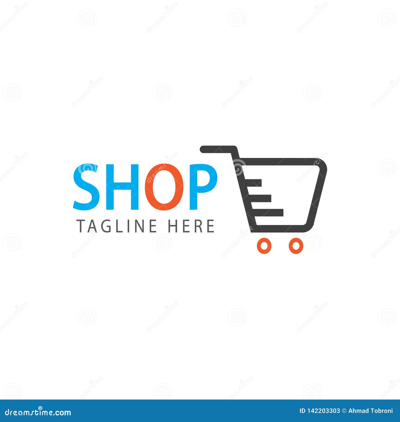 Shop Logo Vector Template Design Illustration Stock Vector ...