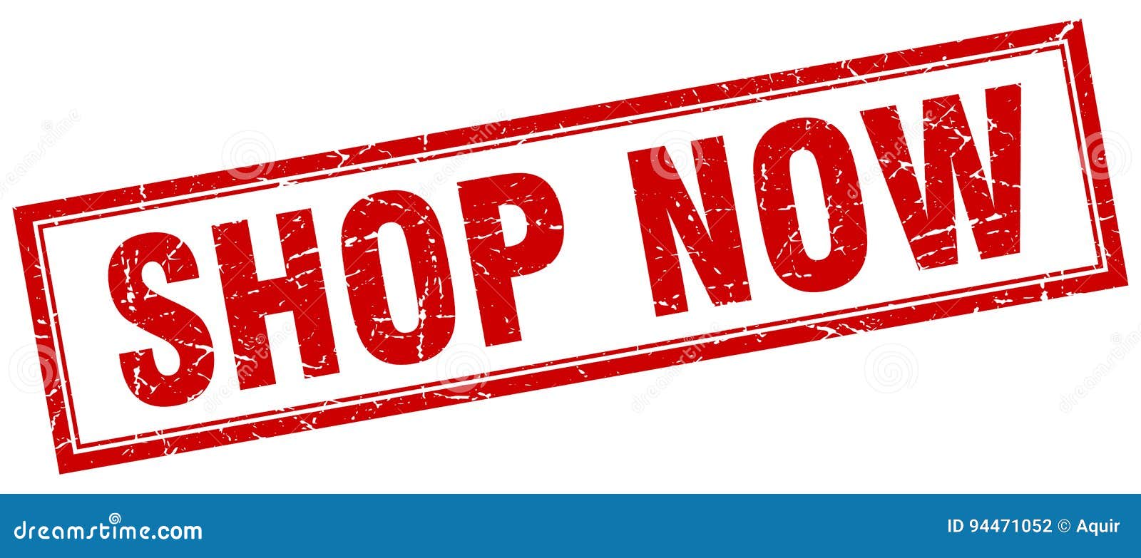 Shop Now Red Grunge Square Stamp Stock Vector - Illustration of rubber ...