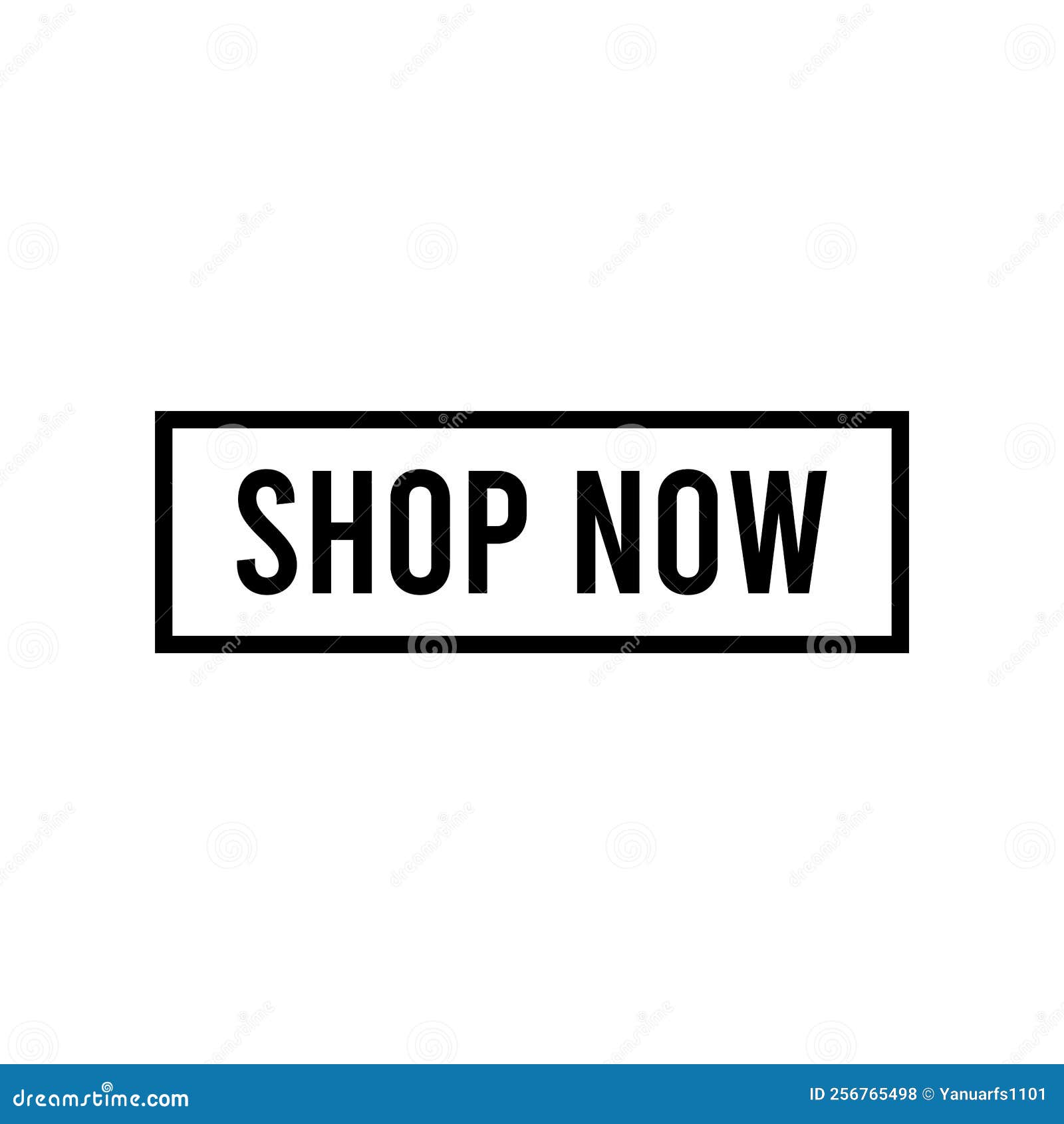 Shop Now Text for Web Banner Stock Illustration - Illustration of ...