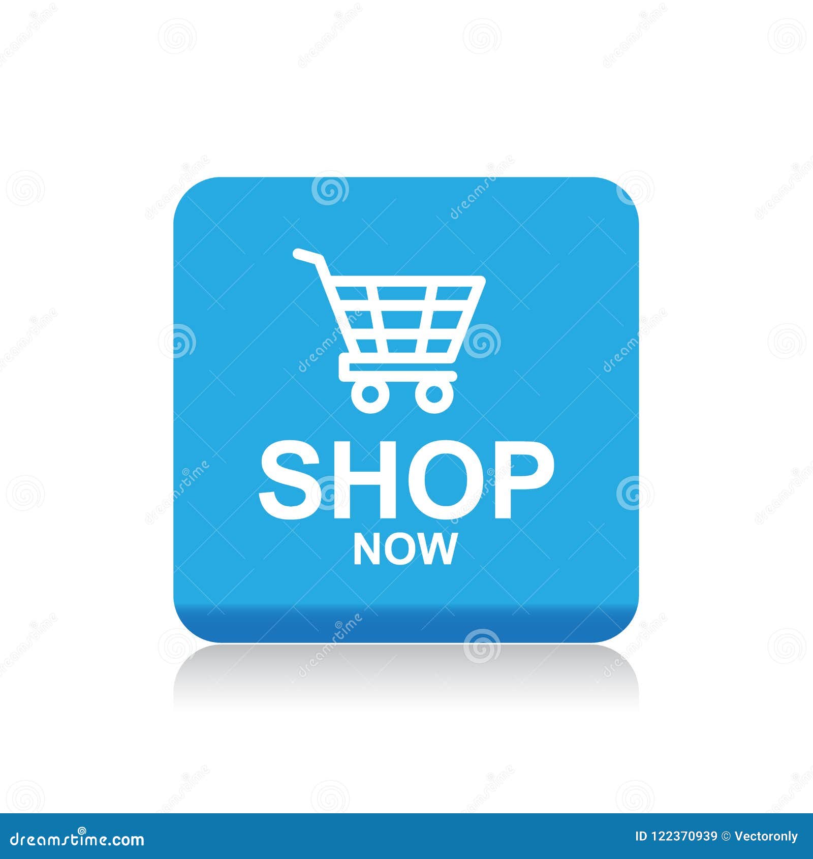Shop now icon button stock illustration. Illustration of advertising ...