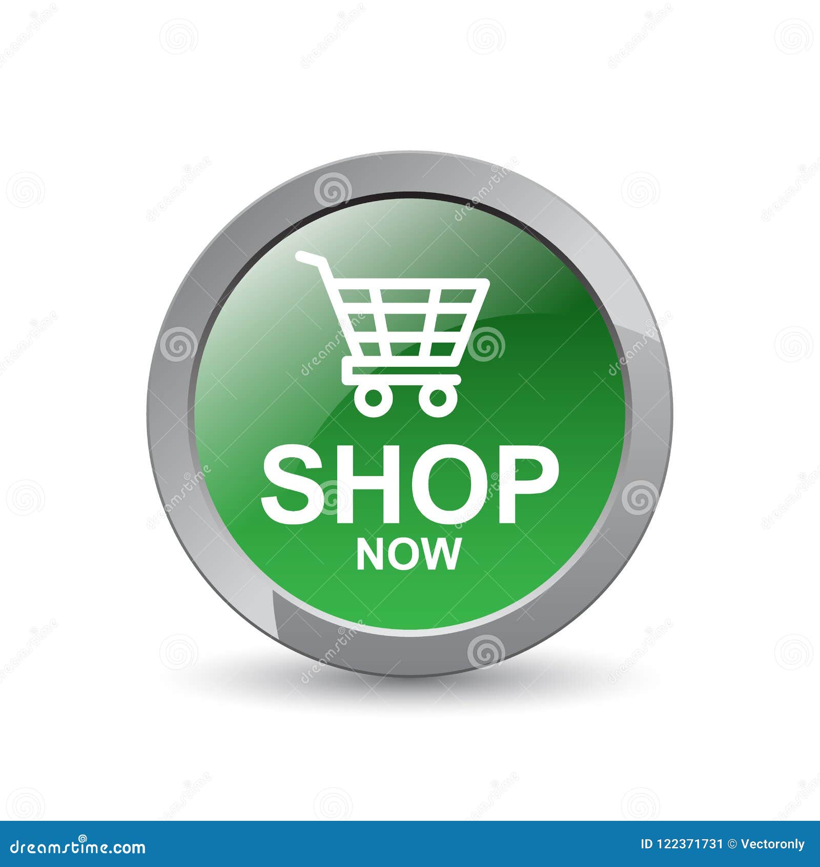 Shop now icon button stock illustration. Illustration of isolated ...