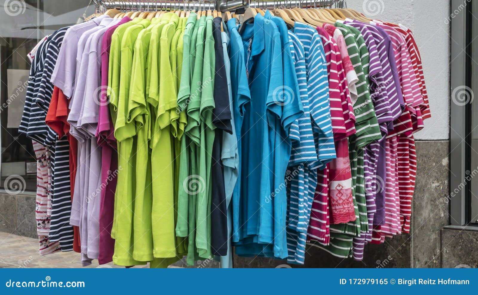 Shop offers clothes stock image. Image of front, consumerism - 172979165