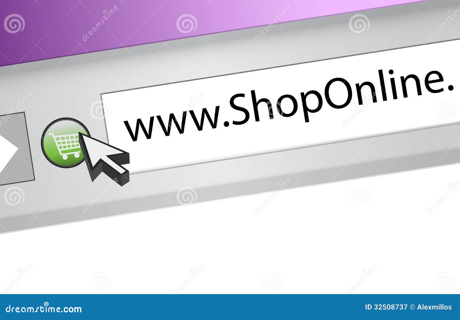 Shop Online Browser Concept Illustration Stock Illustration ...