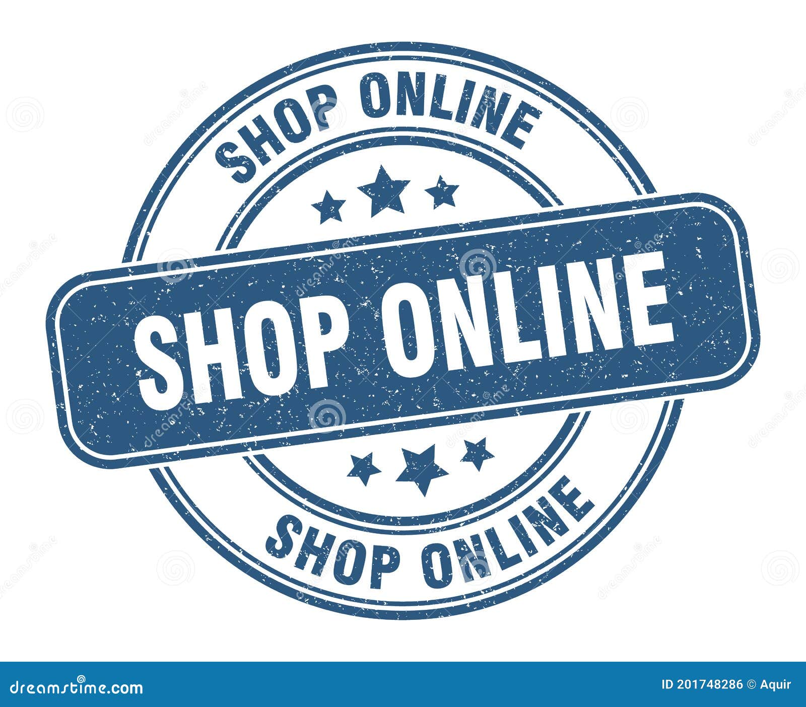 Shop Online Stamp. Shop Online Label. Round Grunge Sign Stock Vector ...