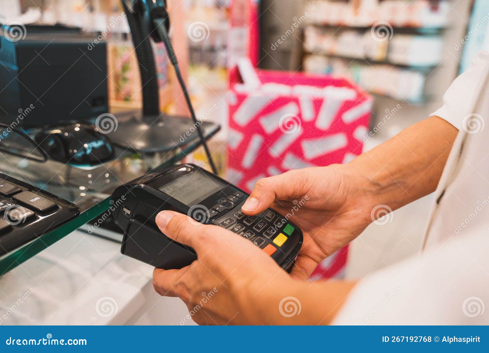 Shop Payment by Creditcard and POS in a Store Editorial Stock Photo ...