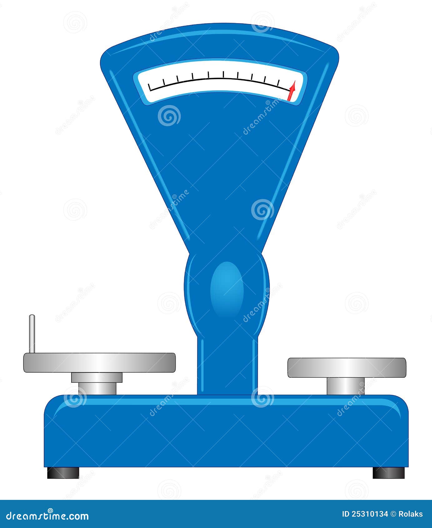 Shop scales stock illustration. Illustration of stand - 25310134