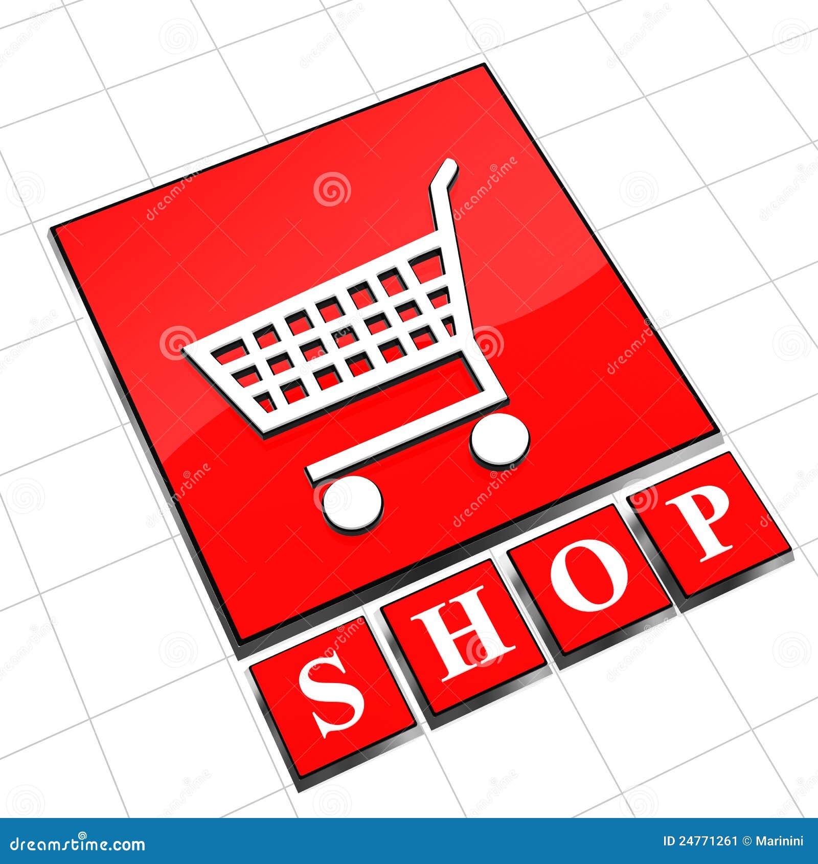 Shop sign stock illustration. Illustration of sign, commerce - 24771261