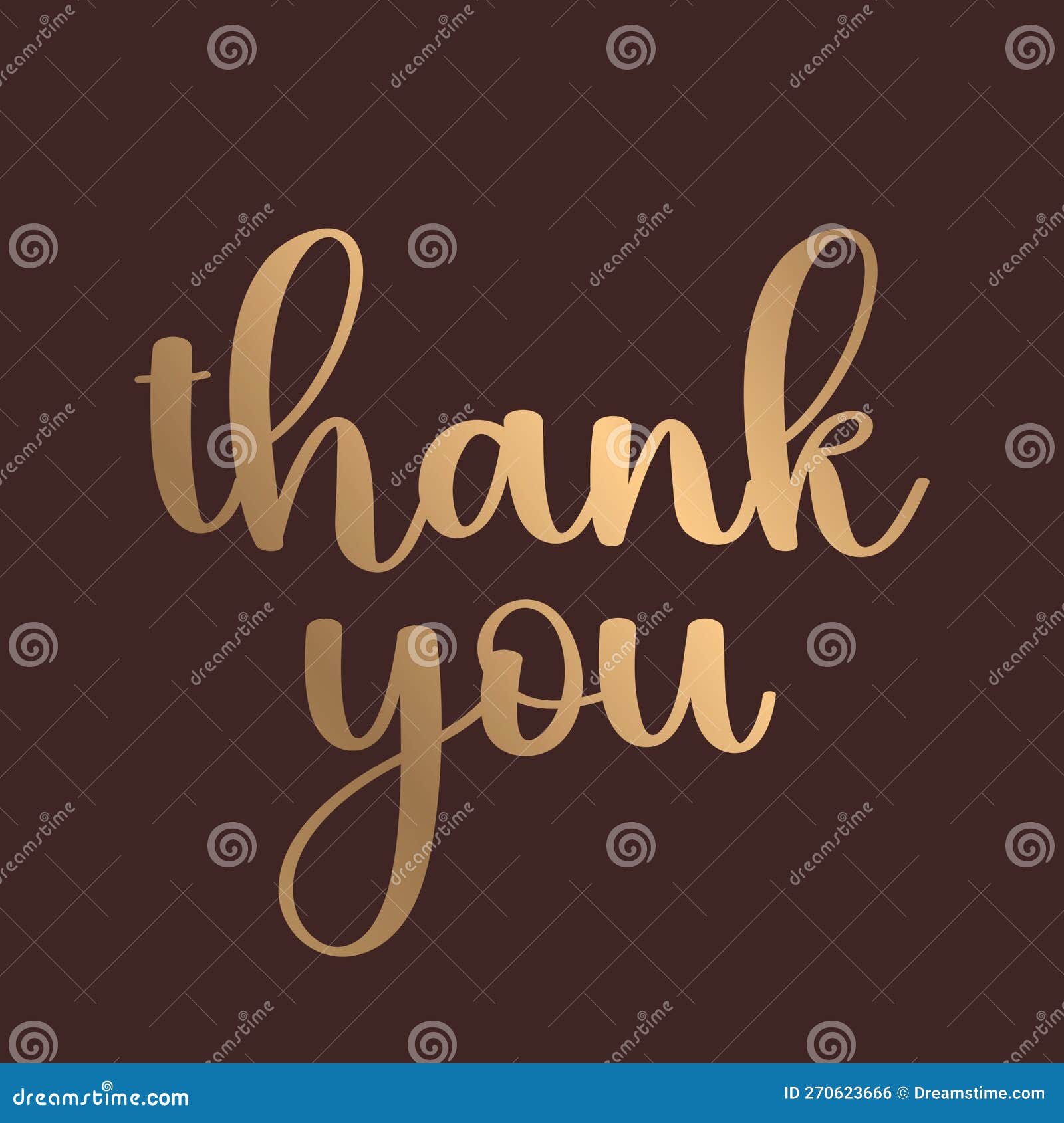 Thank You Creative Greeting Card Stock Illustration - Illustration of ...