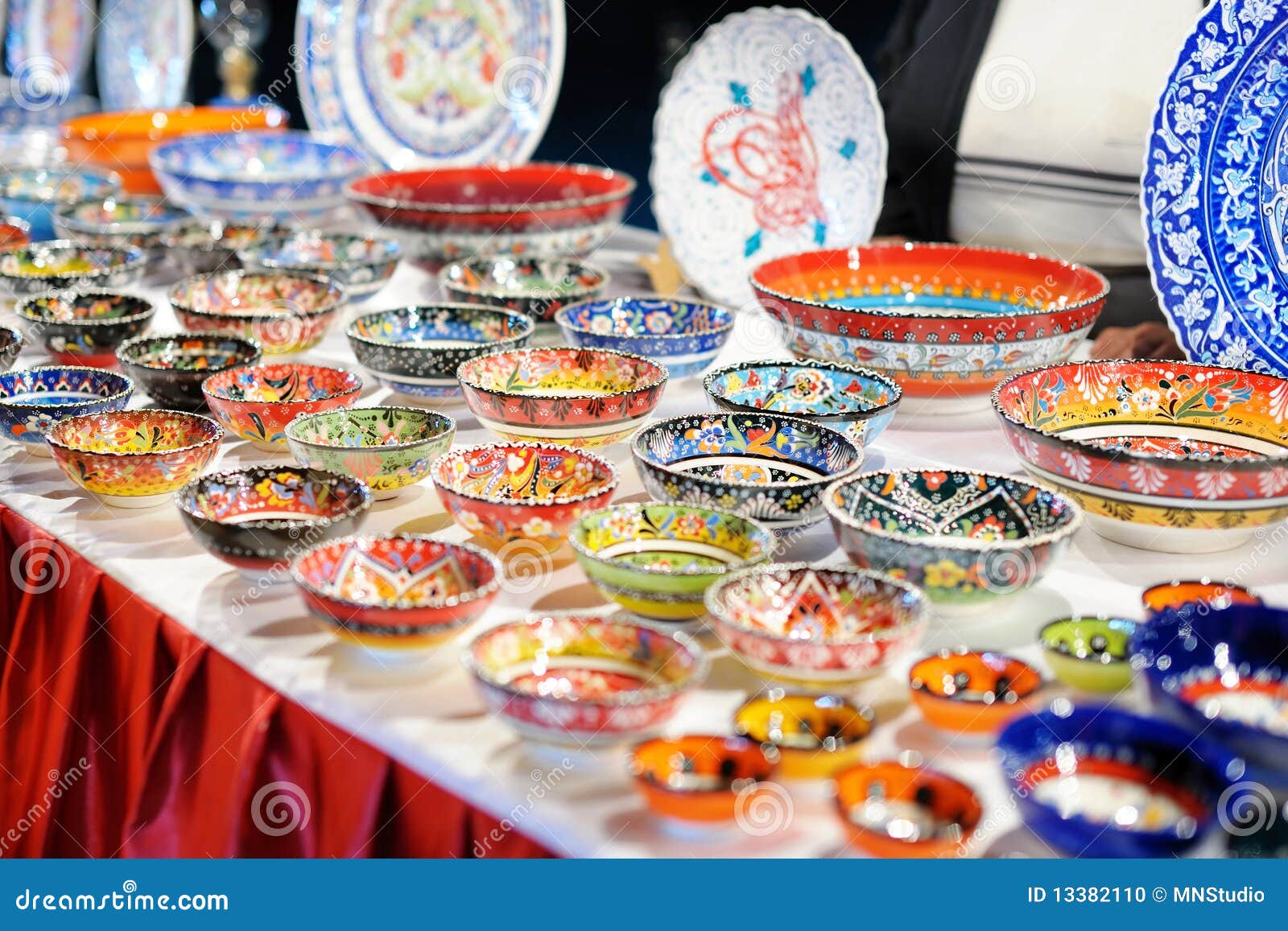 Shop Stand with Turkish Souvenirs Stock Photo - Image of magnet ...