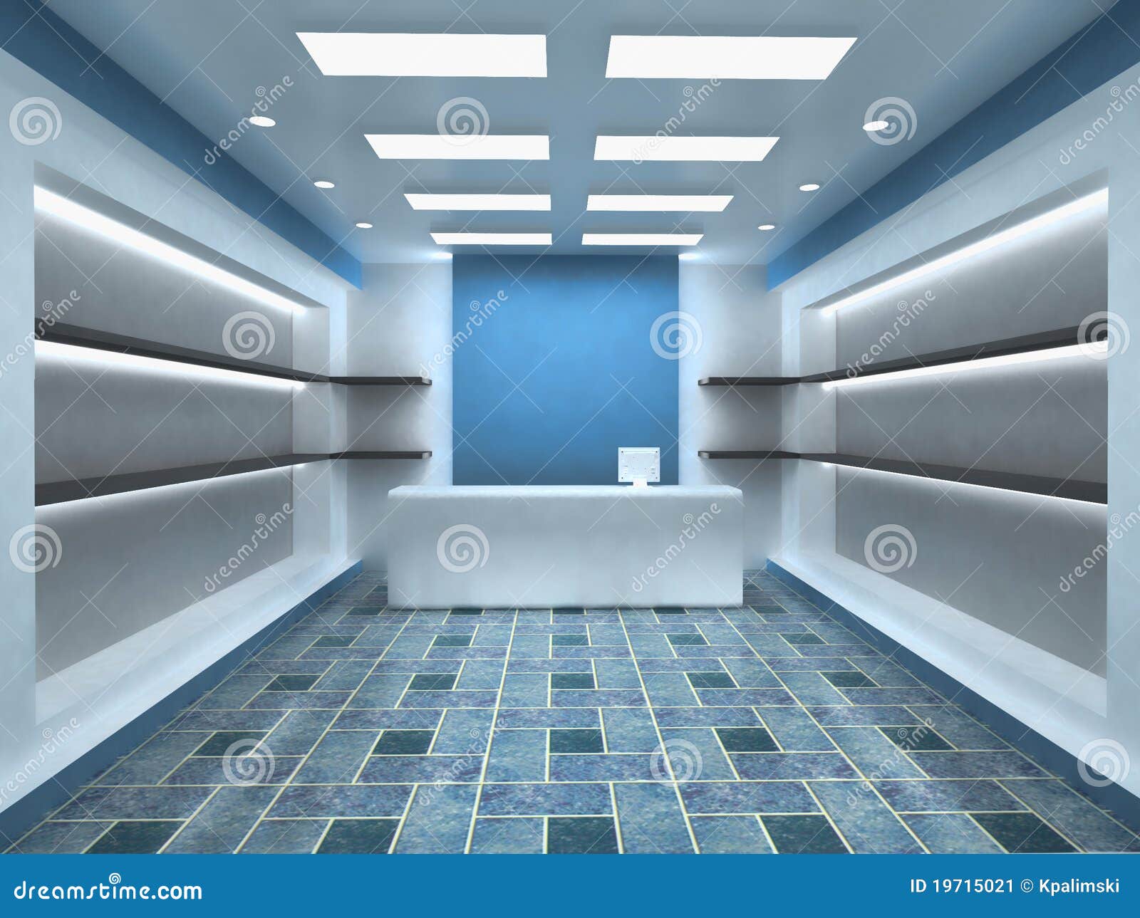 Shop Store Interior Background Stock Image - Image: 19715021