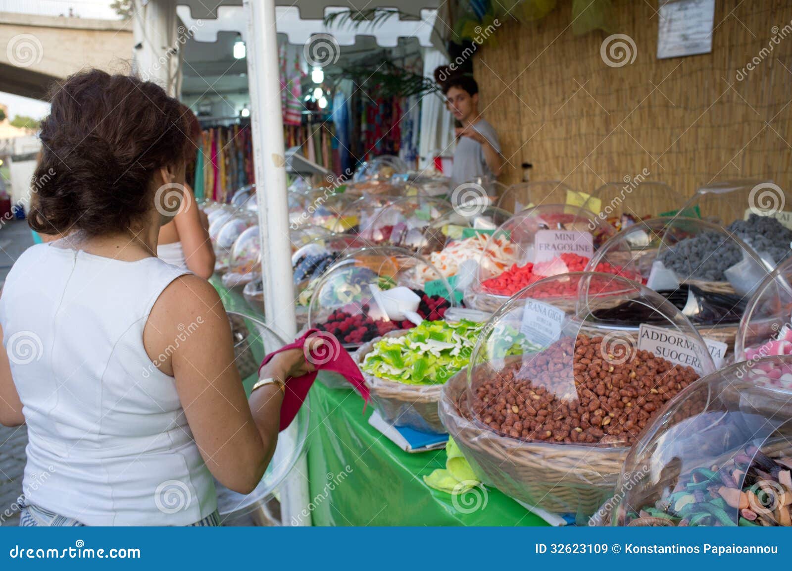 Shop of sweets and candies editorial stock image. Image of closeup ...