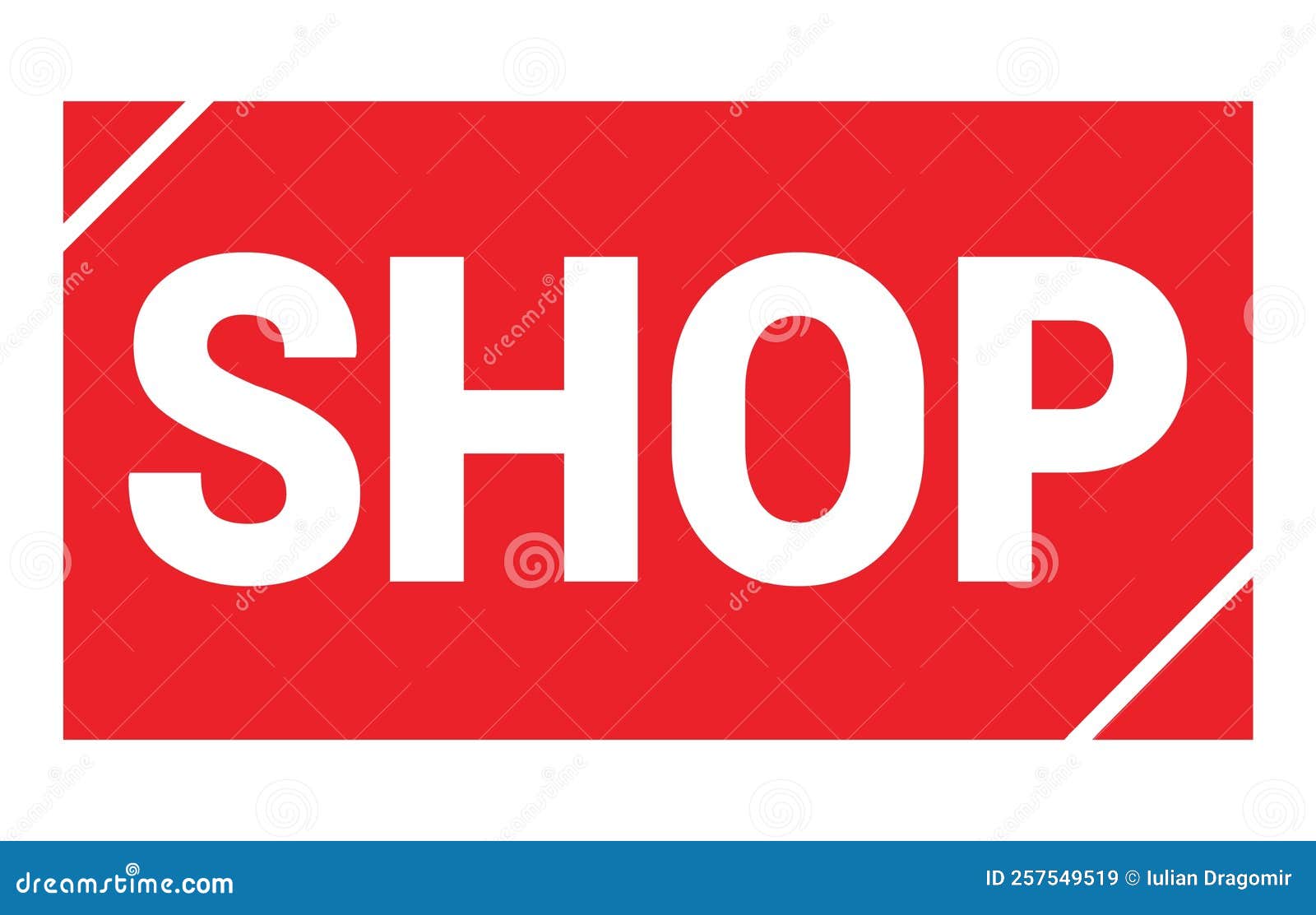SHOP Text Written on Red Stamp Sign Stock Illustration - Illustration ...