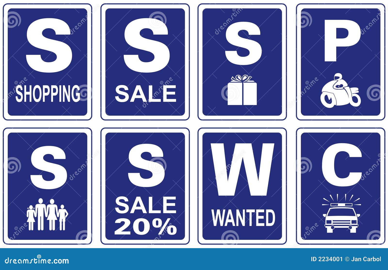 Shop traffic signs stock vector. Illustration of business - 2234001