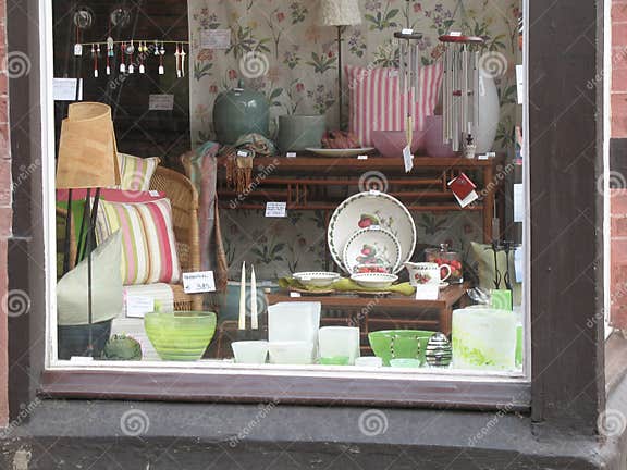 Shop window stock image. Image of holder, candlestick - 1578063