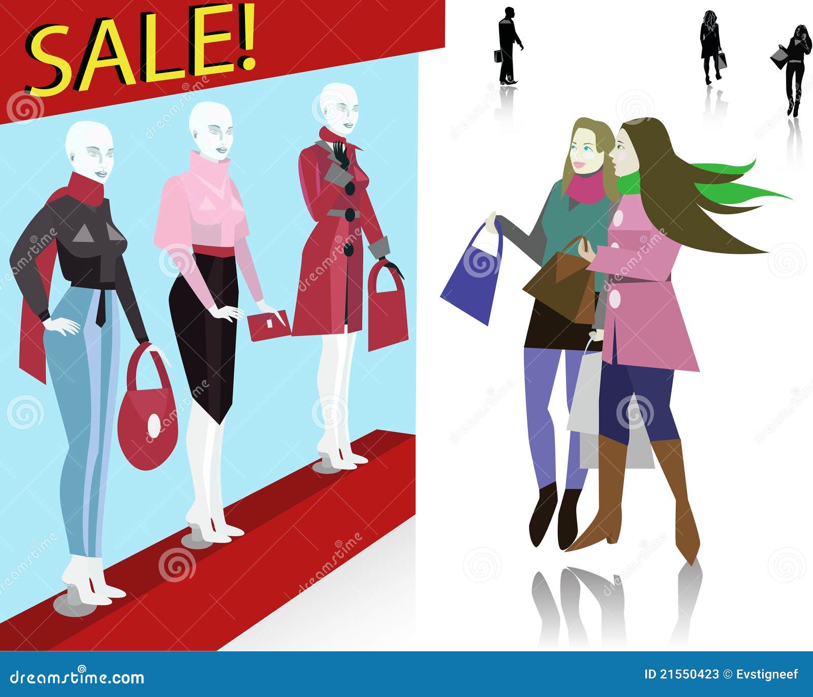 Looking Mall Window Stock Illustrations – 73 Looking Mall Window Stock ...