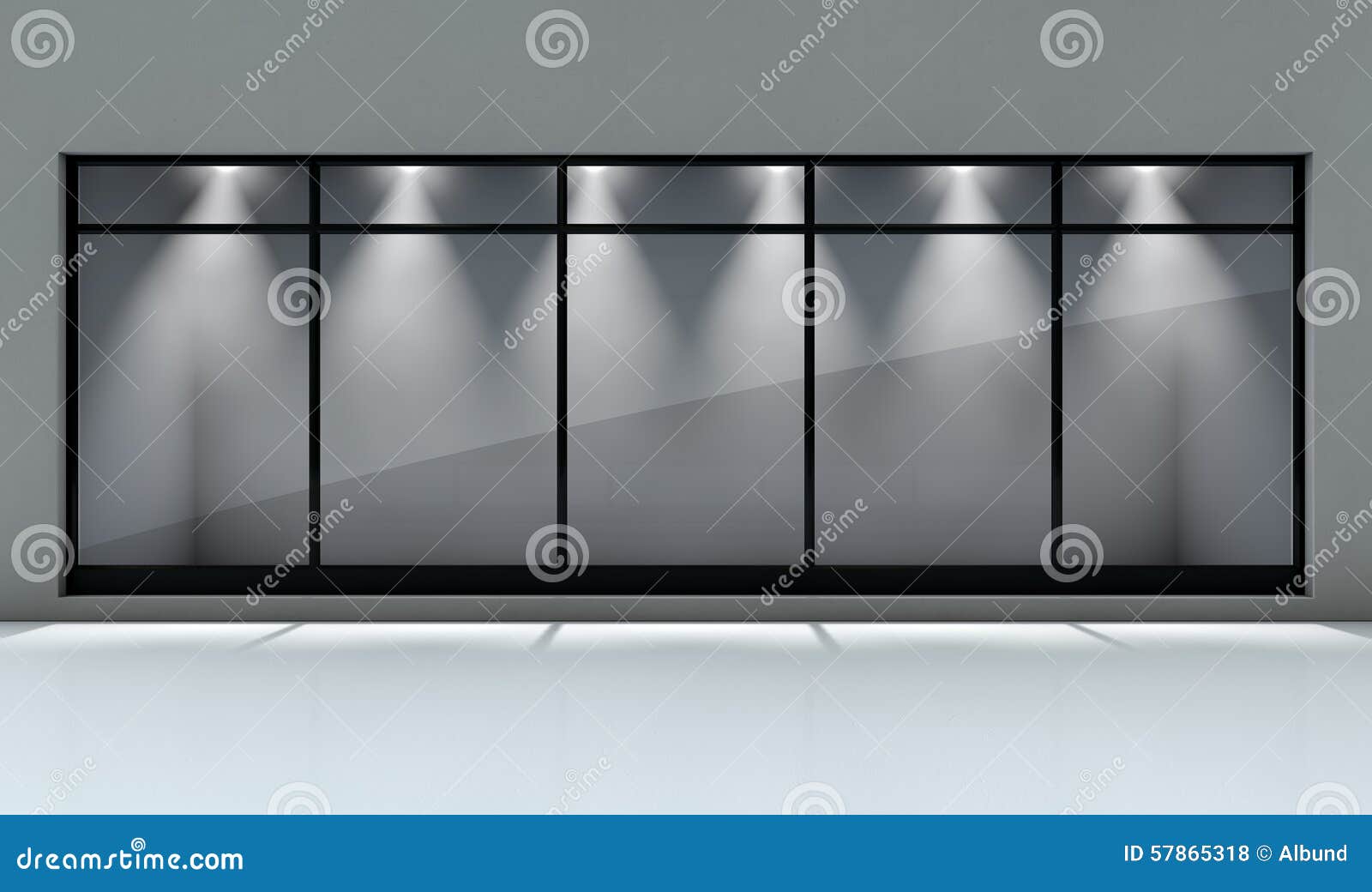 Shop Window Display stock photo. Image of blank, retail - 57865318