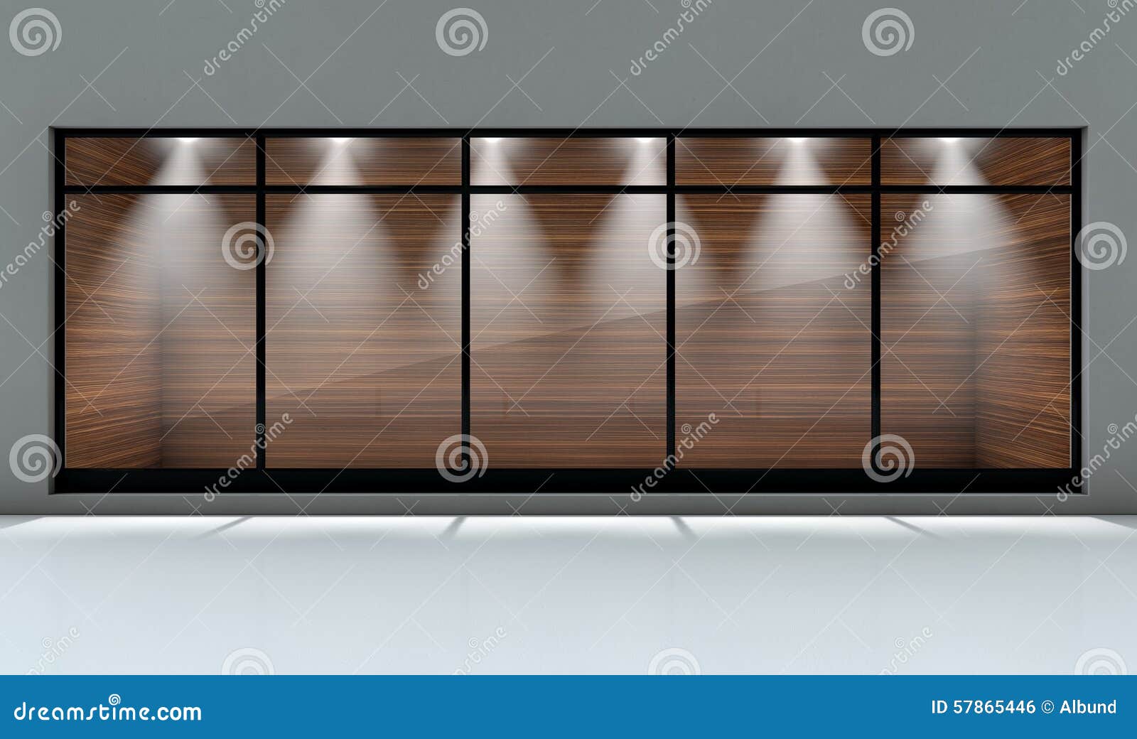 Shop Window Display stock photo. Image of retail, blank - 57865446