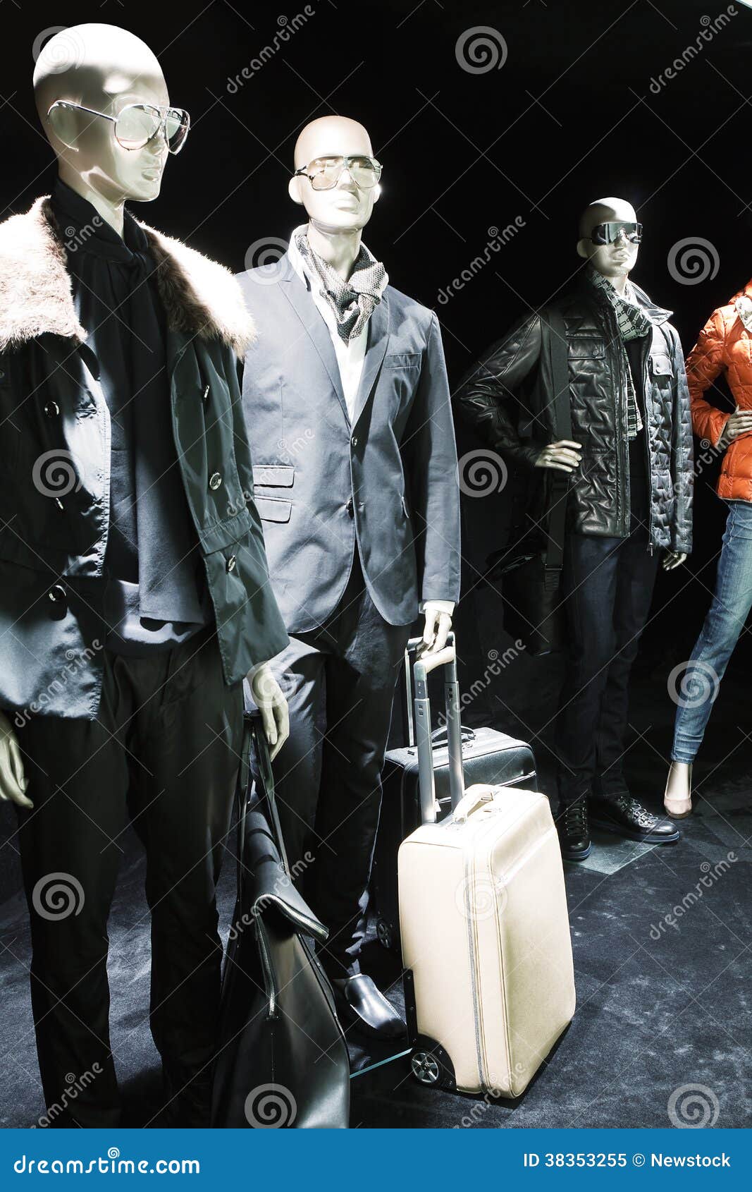 Shop Window Dummies stock image. Image of elegance, fashion - 38353255