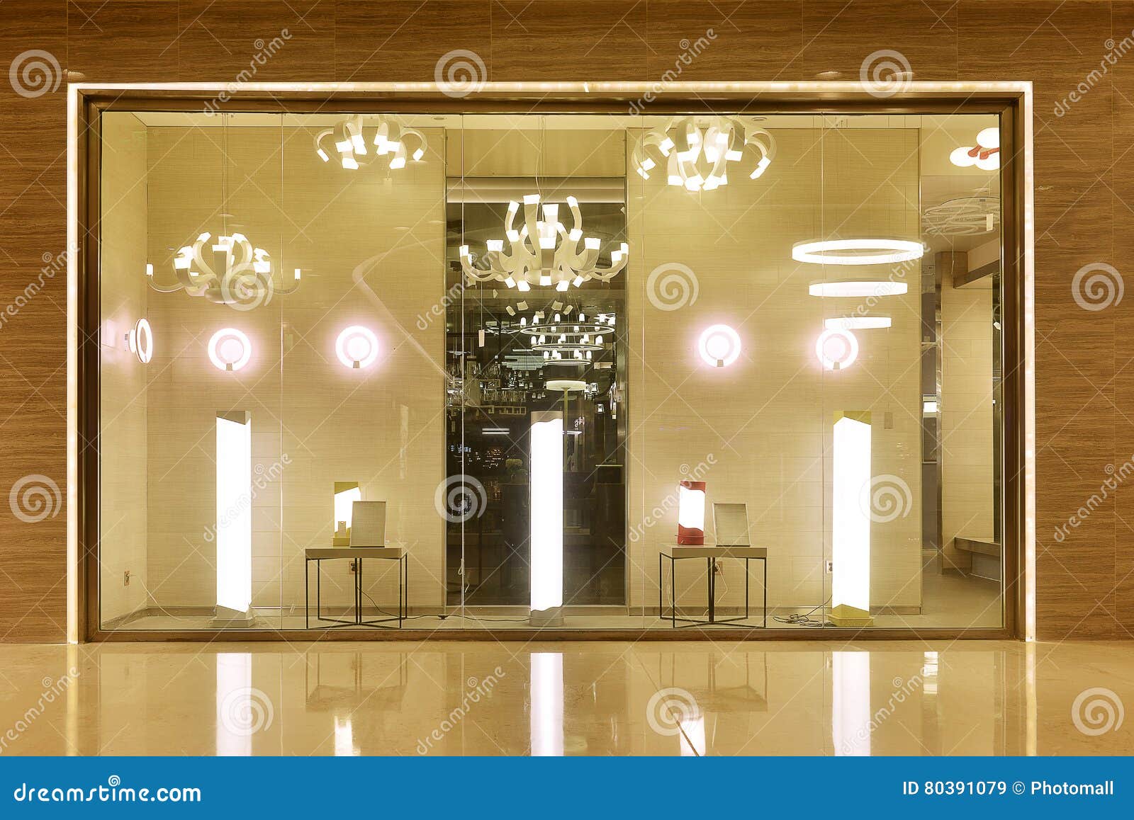 Shop window front stock image. Image of consumerism, center - 80391079