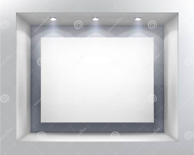 Shop Window. Vector Illustration. Stock Vector - Illustration of ...