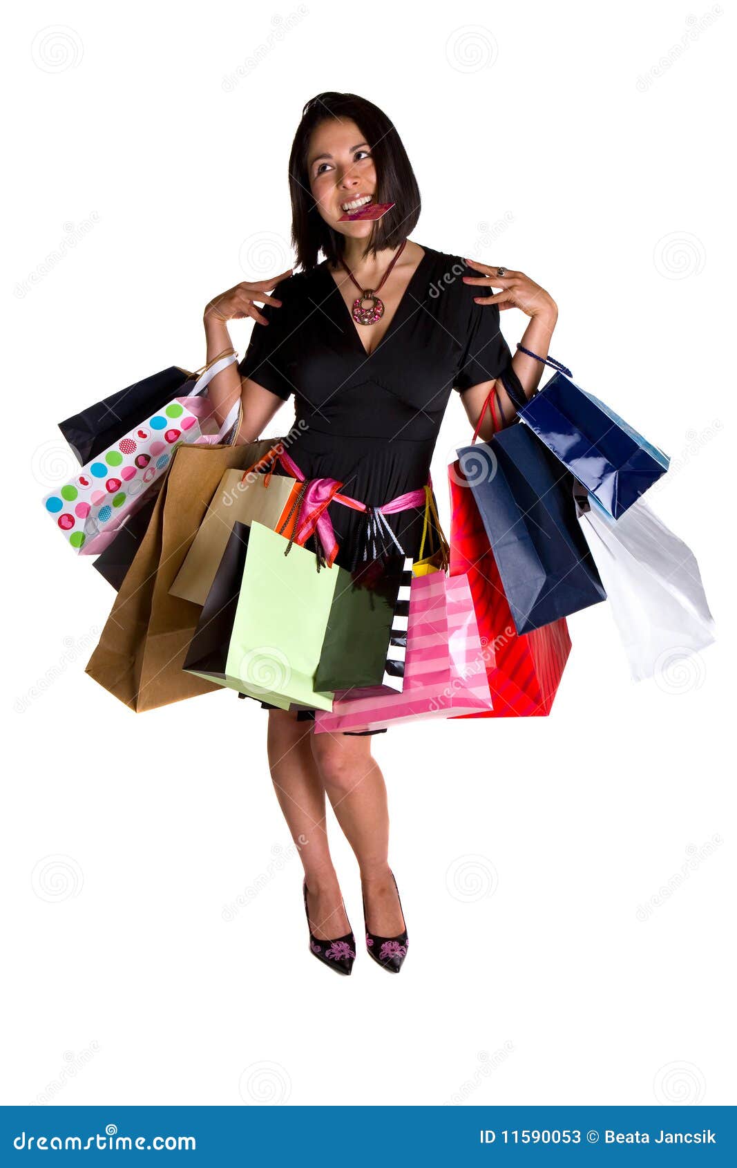 Shopaholic stock image. Image of enjoy, luxury, rich - 11590053