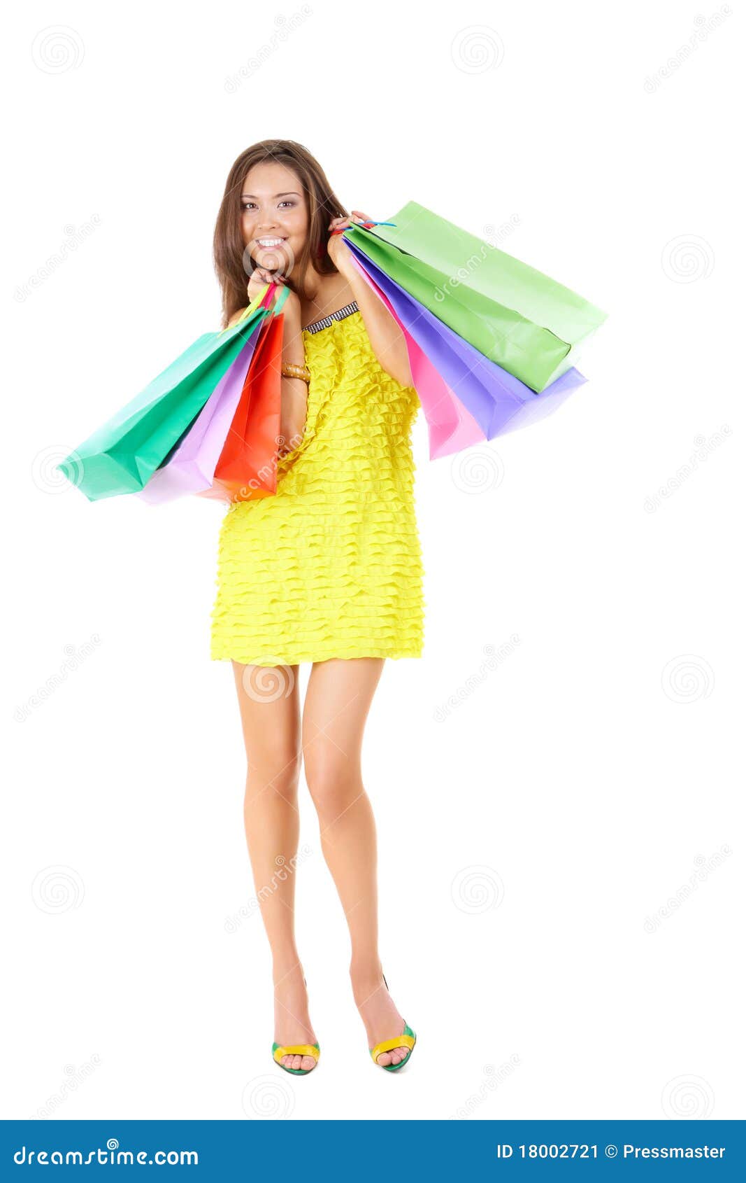 Shopaholic stock image. Image of consumer, fashion, posing - 18002721