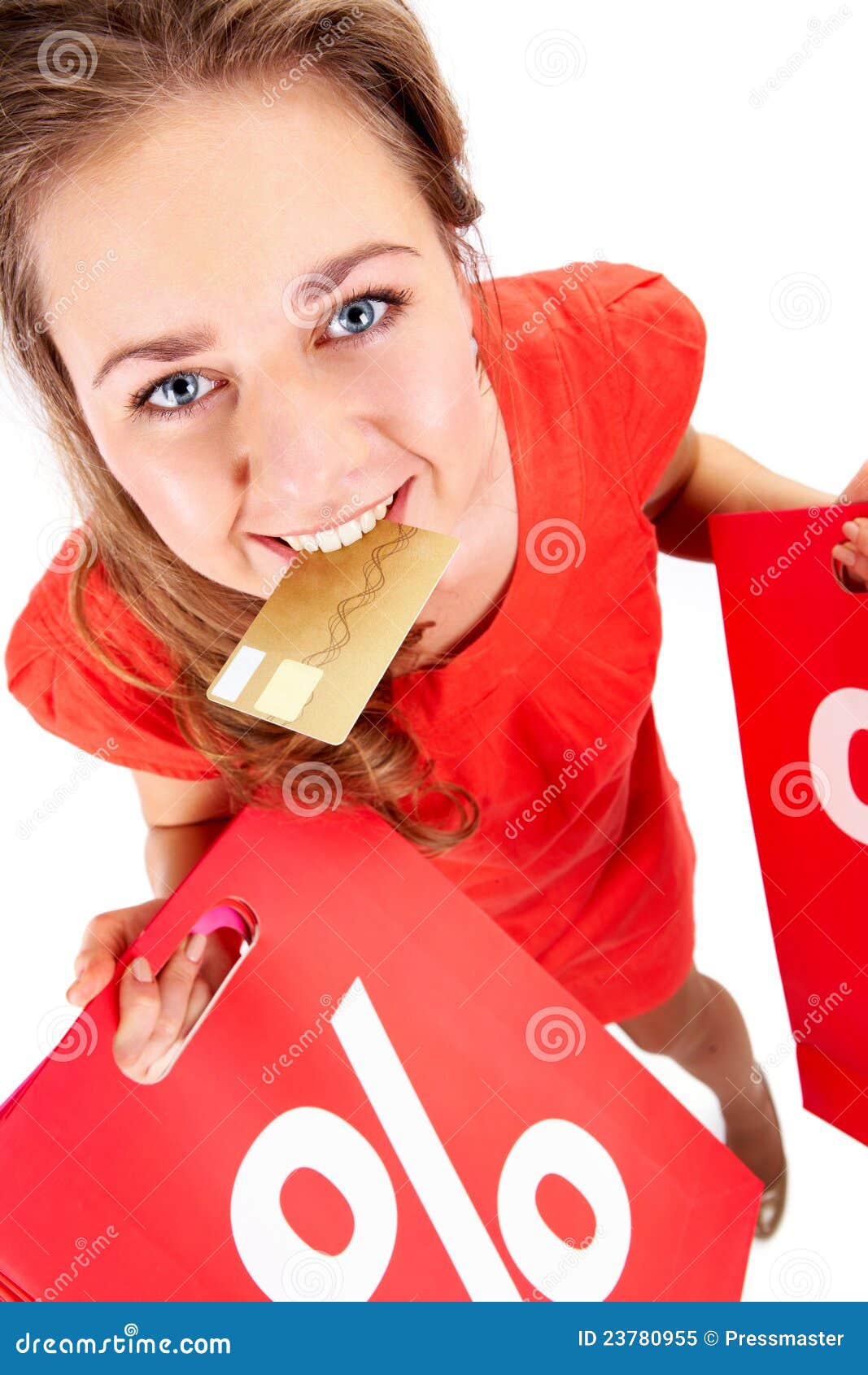 Shopaholic stock image. Image of beautiful, commercial - 23780955