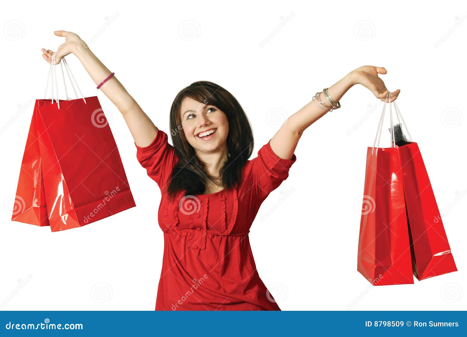 Shopaholic stock image. Image of posing, bags, holding - 8798509