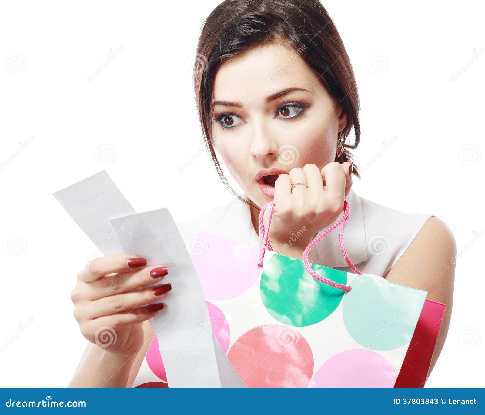 Shopaholic overspending stock image. Image of holidays - 37803843