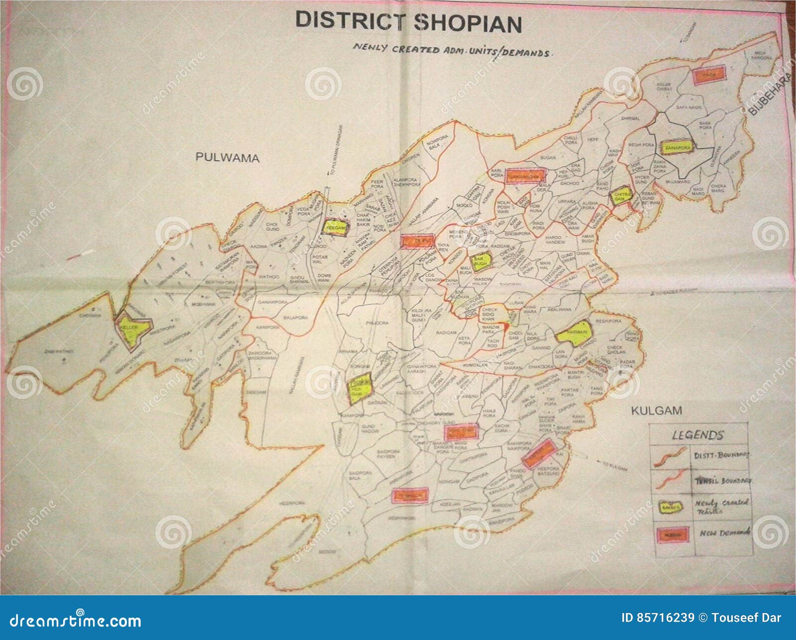 Shopian Map stock image. Image of shopian, district, office - 85716239