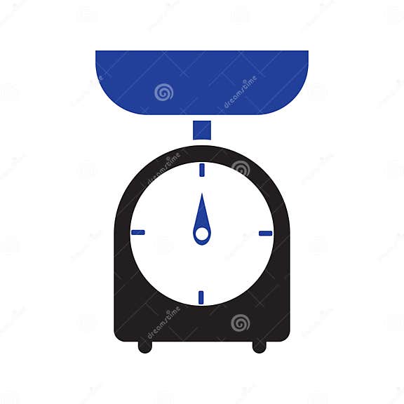 Shopkeeper Balance Scale Icon Stock Vector - Illustration of vector ...
