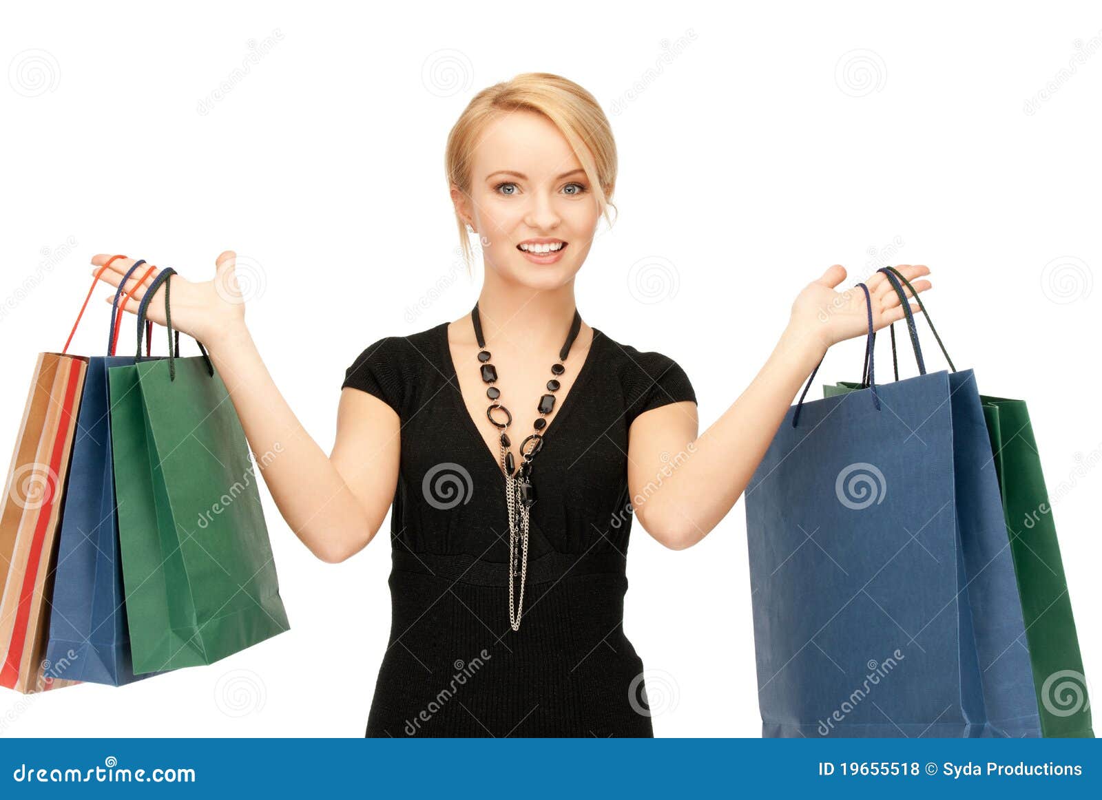 Shopper stock photo. Image of customer, fashionable, bags - 19655518